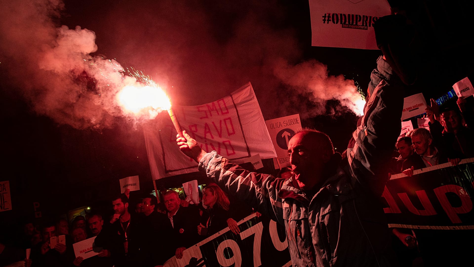 Balkans on the brink: Tense protests flood Montenegrin, Serbian and ...