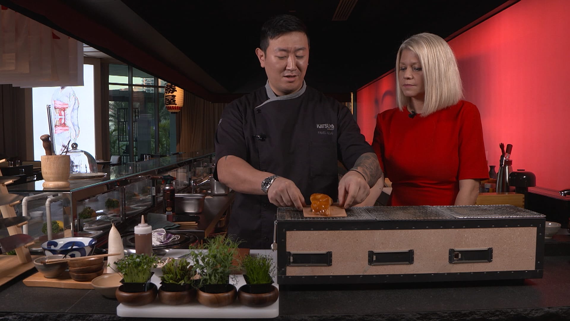 Vídeo. La exquisita cocina japonesa del restaurante Katsuya de Dubái ...