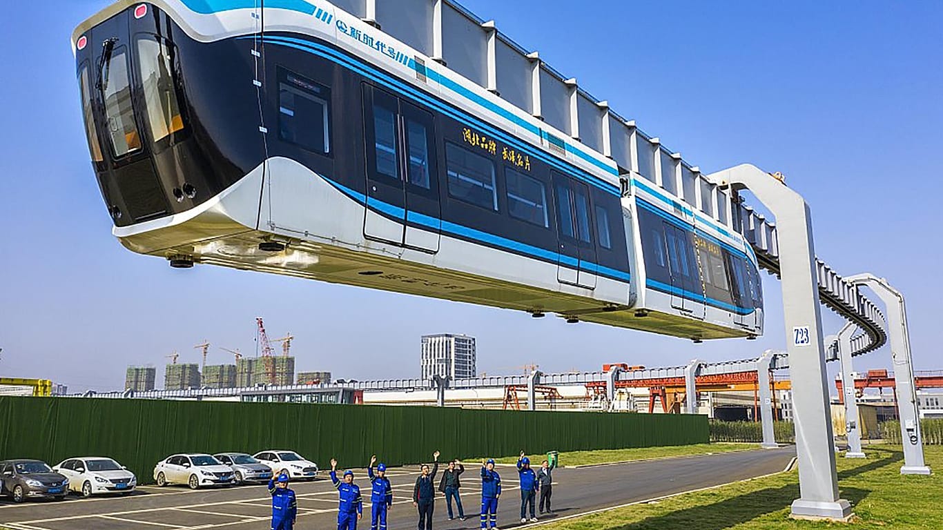 Video. Skytrain: Eine neue Schwebebahn für Wuhan | Euronews