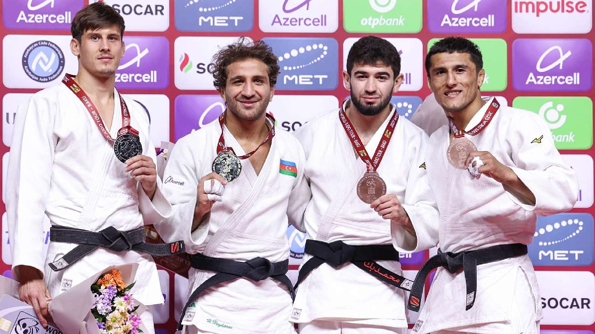 A second day of gold for Azerbaijan at the Judo Grand Slam in Baku ...