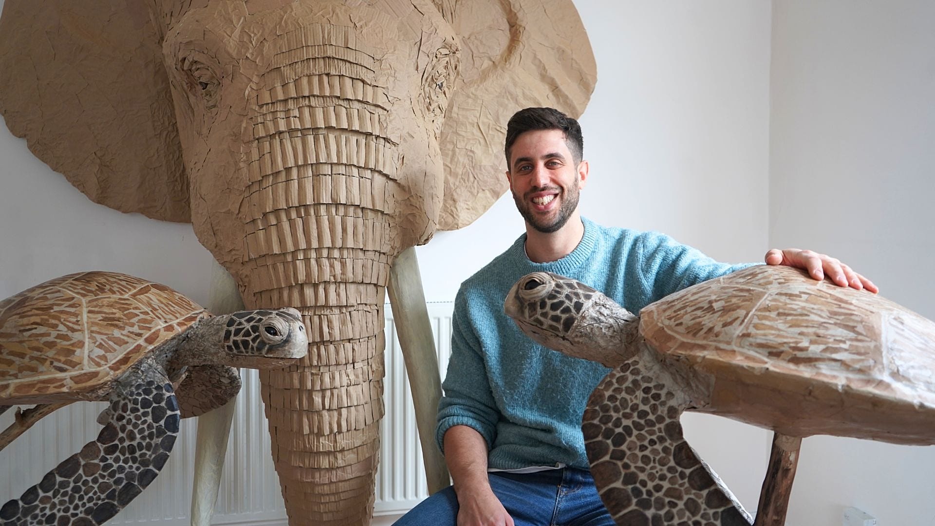 Video. Meet the artist creating life-size animal sculptures from ...