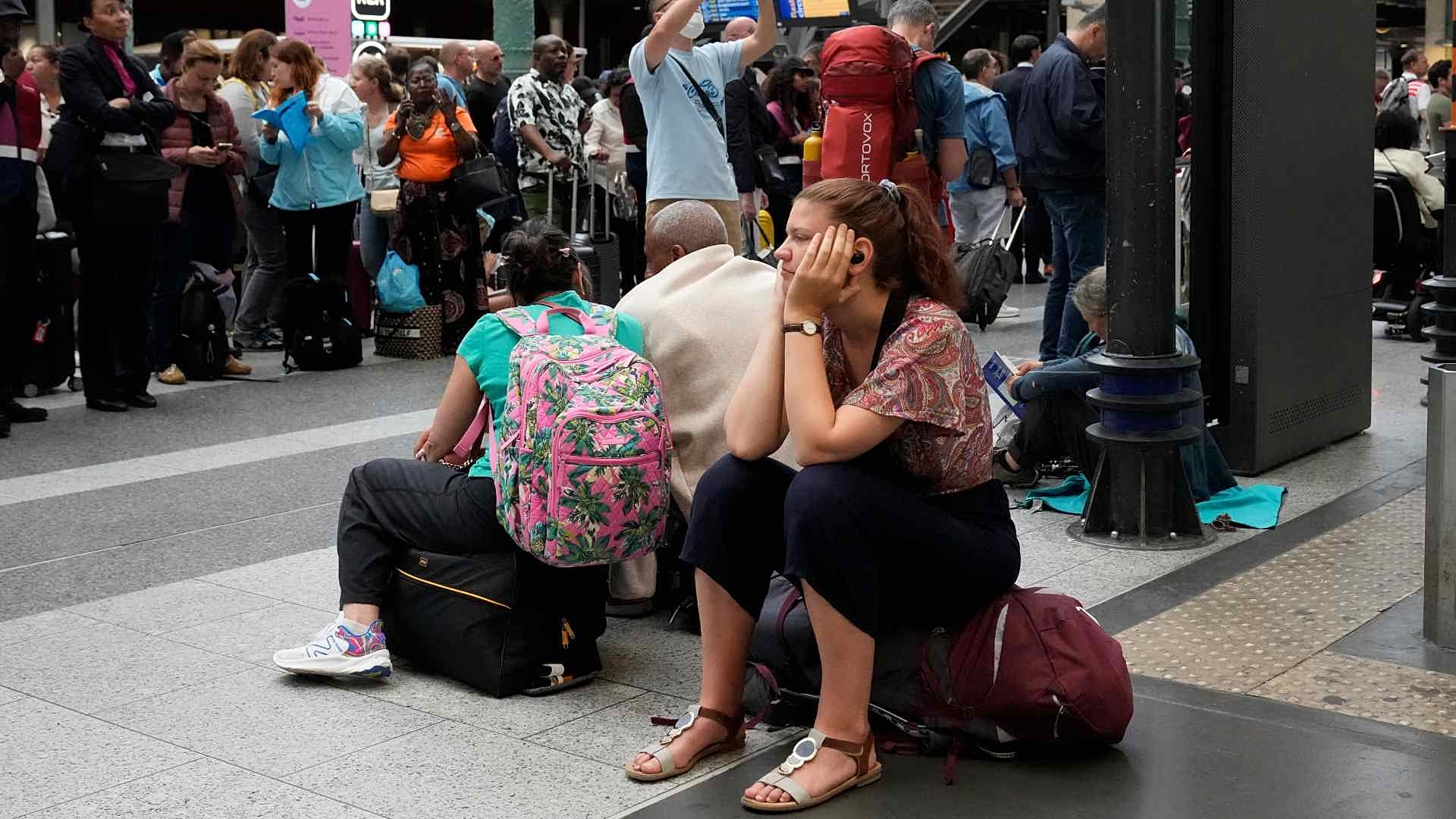 SNCF trains in France gradually resume after 'massive' arson attack ...