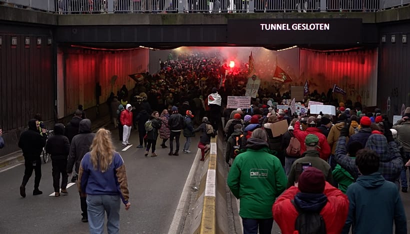 National strike in Belgium as protesters rally against new government ...