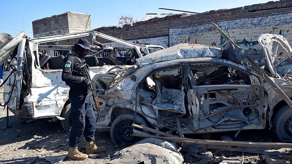 Two suicide attacks on Pakistan military base kill at least 12, leave ...