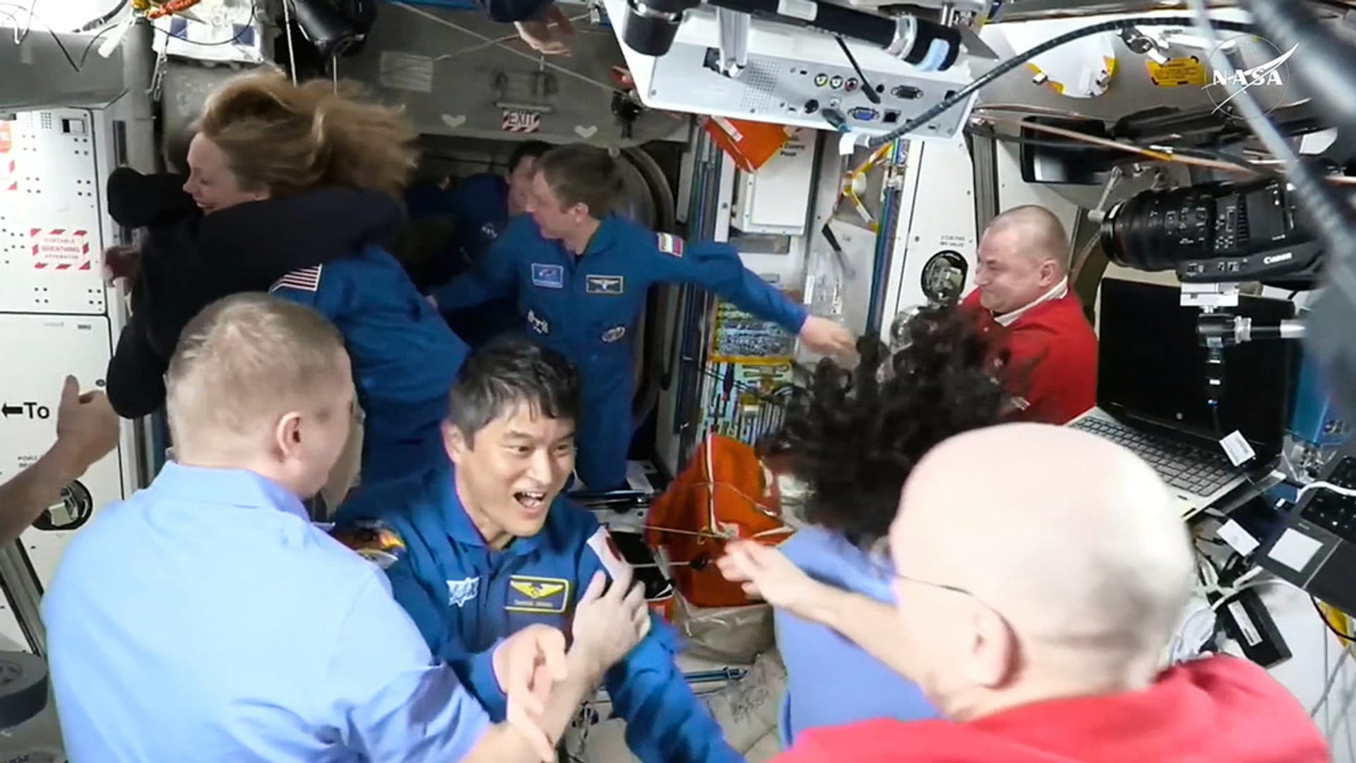 Replacement crew arrives at ISS where two stuck astronauts remain ...