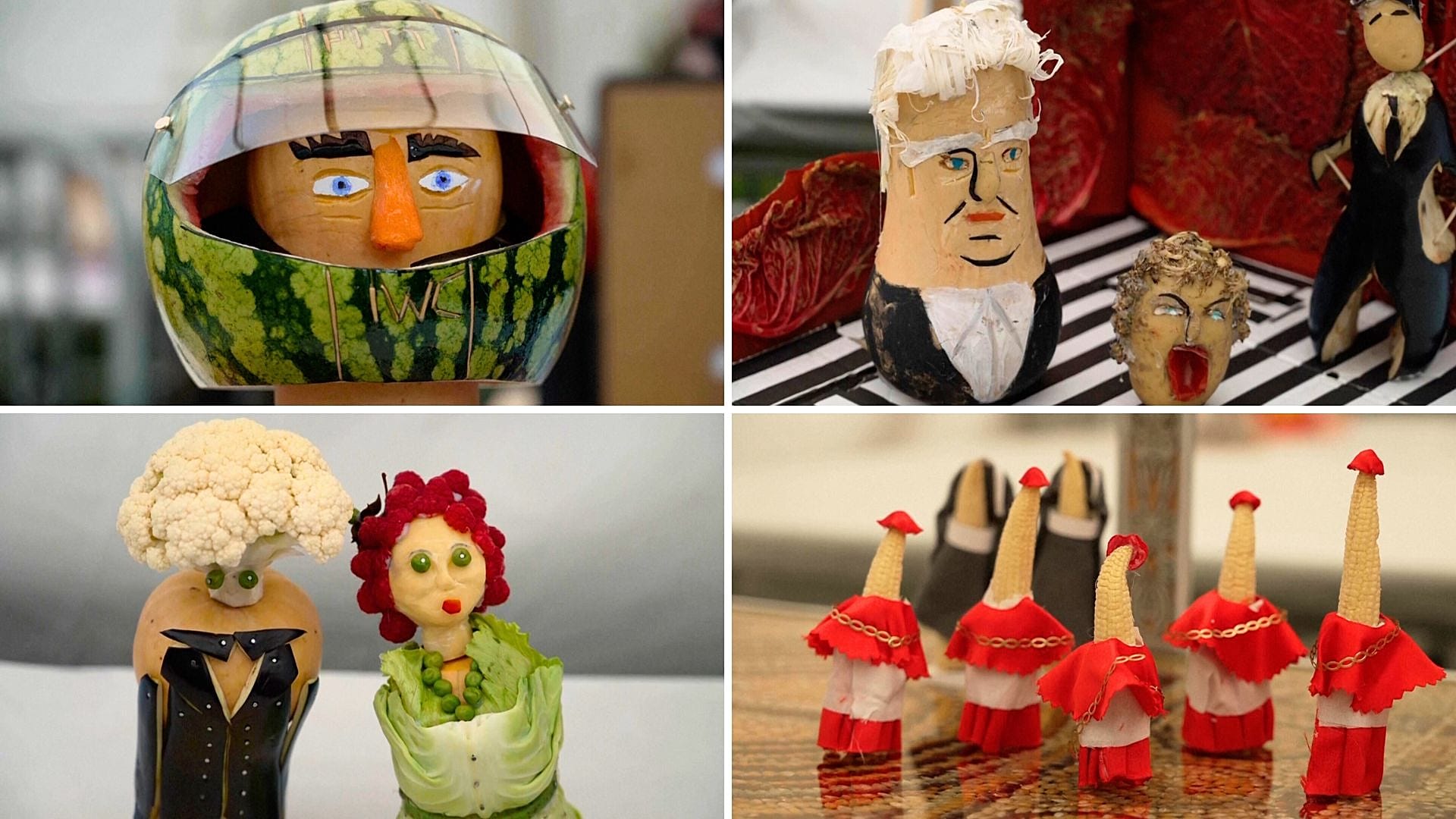 Video. Take a look at London’s wild and wonderful vegetable sculpture ...