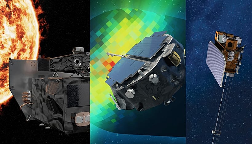 Space weather satellites blast off together to study the Sun's violent ...