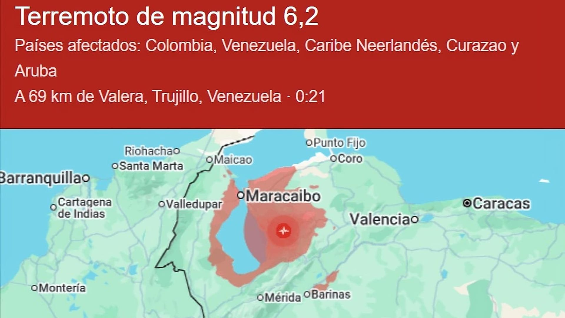 Un Terremoto De 6 3 Grados De Magnitud Sacude Venezuela Da ando