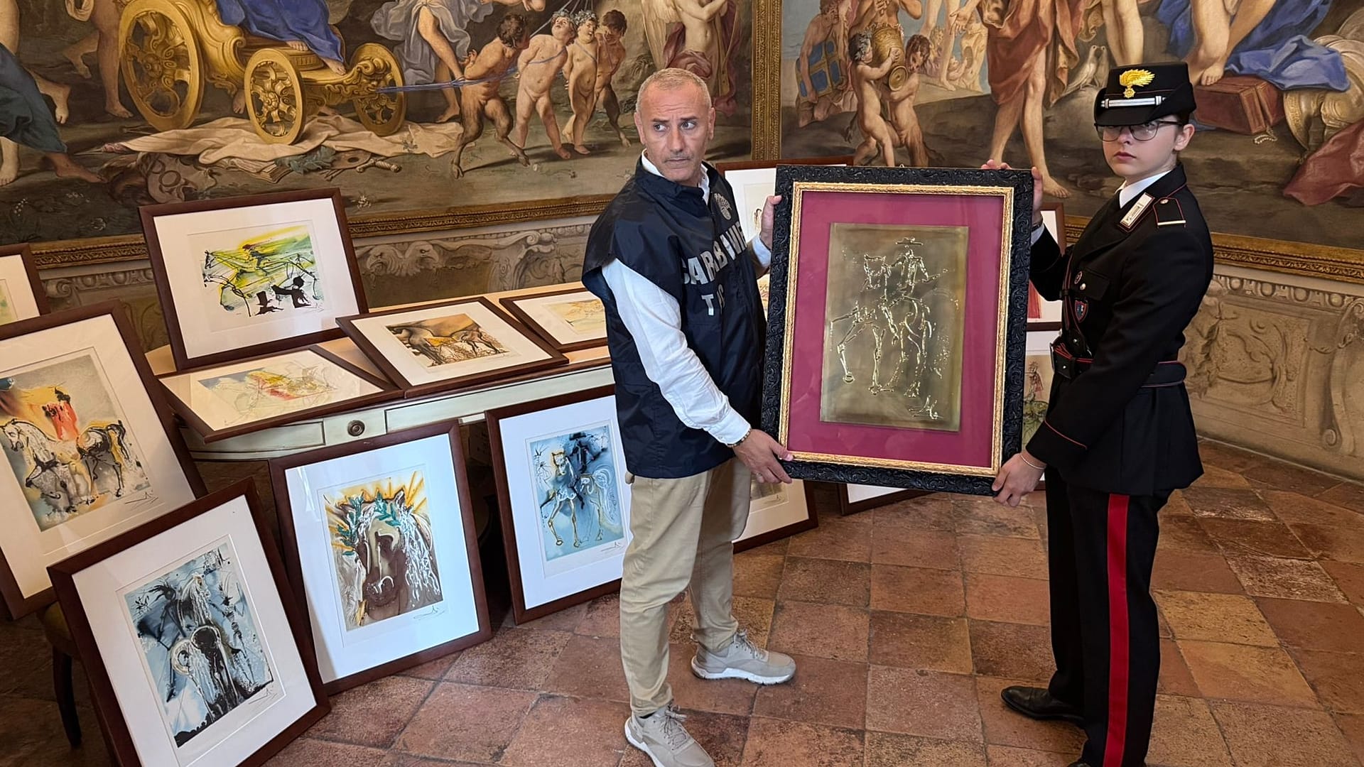 Italy's art police seize 21 suspected forged Salvador Dalí artworks ...
