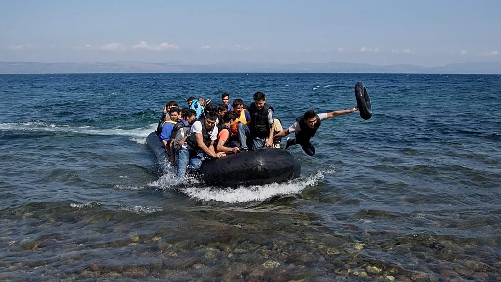 At least 14 migrants dead after dinghy sinks in the Aegean Sea off ...
