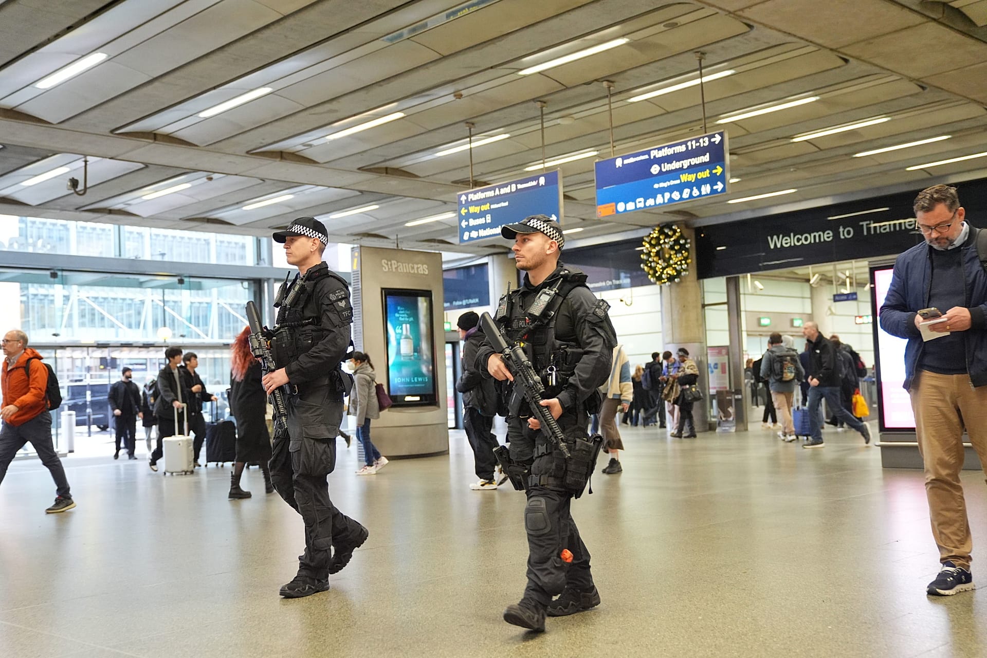 UK police charge man with attempted murder after injuring 11 in train ...