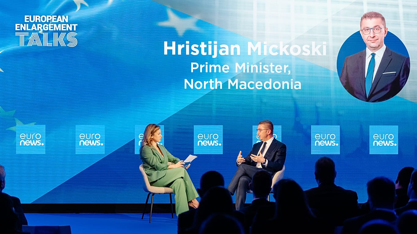 North Macedonia ‘bullied’ on its EU membership path, PM Mickoski says ...