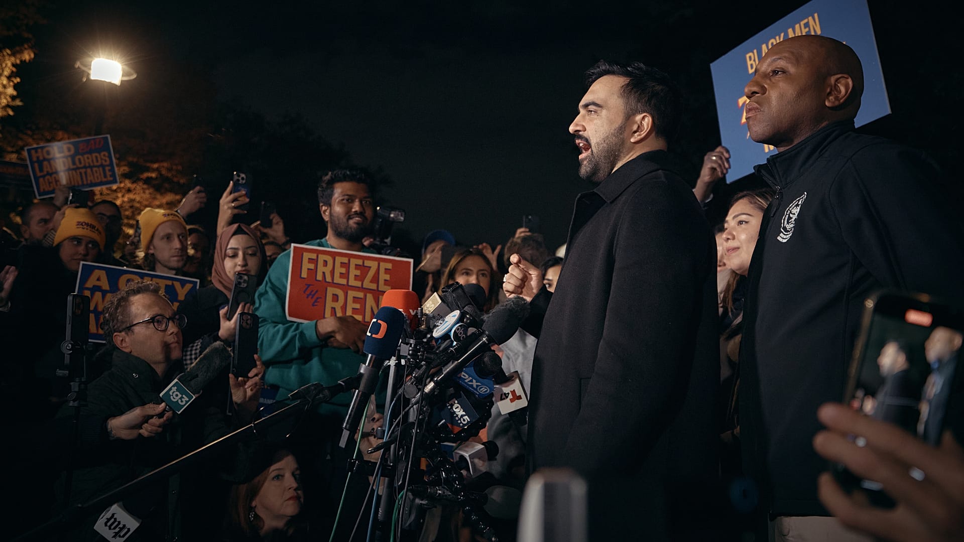 Video. Scenes of celebration in New York after Zohran Mamdani’s victory ...