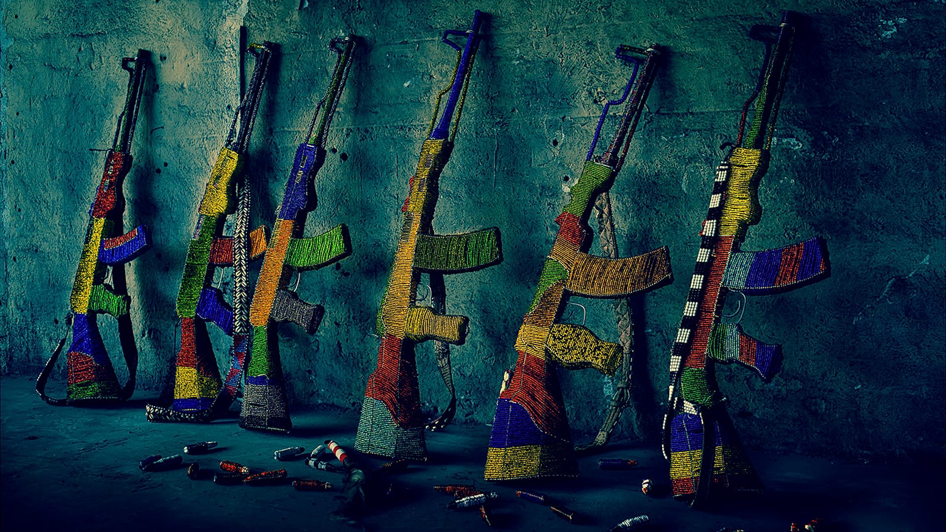 Meet Ralph Ziman, the artist waging war with weapons against violence