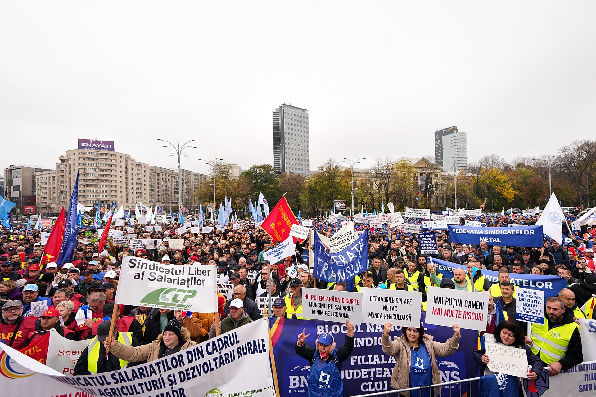 Thousands march through Bucharest in protest against austerity measures ...