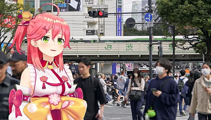 Odkrywamy Tokio z VTuberką Sakurą Miko i szefem kuchni Haruyukim ...