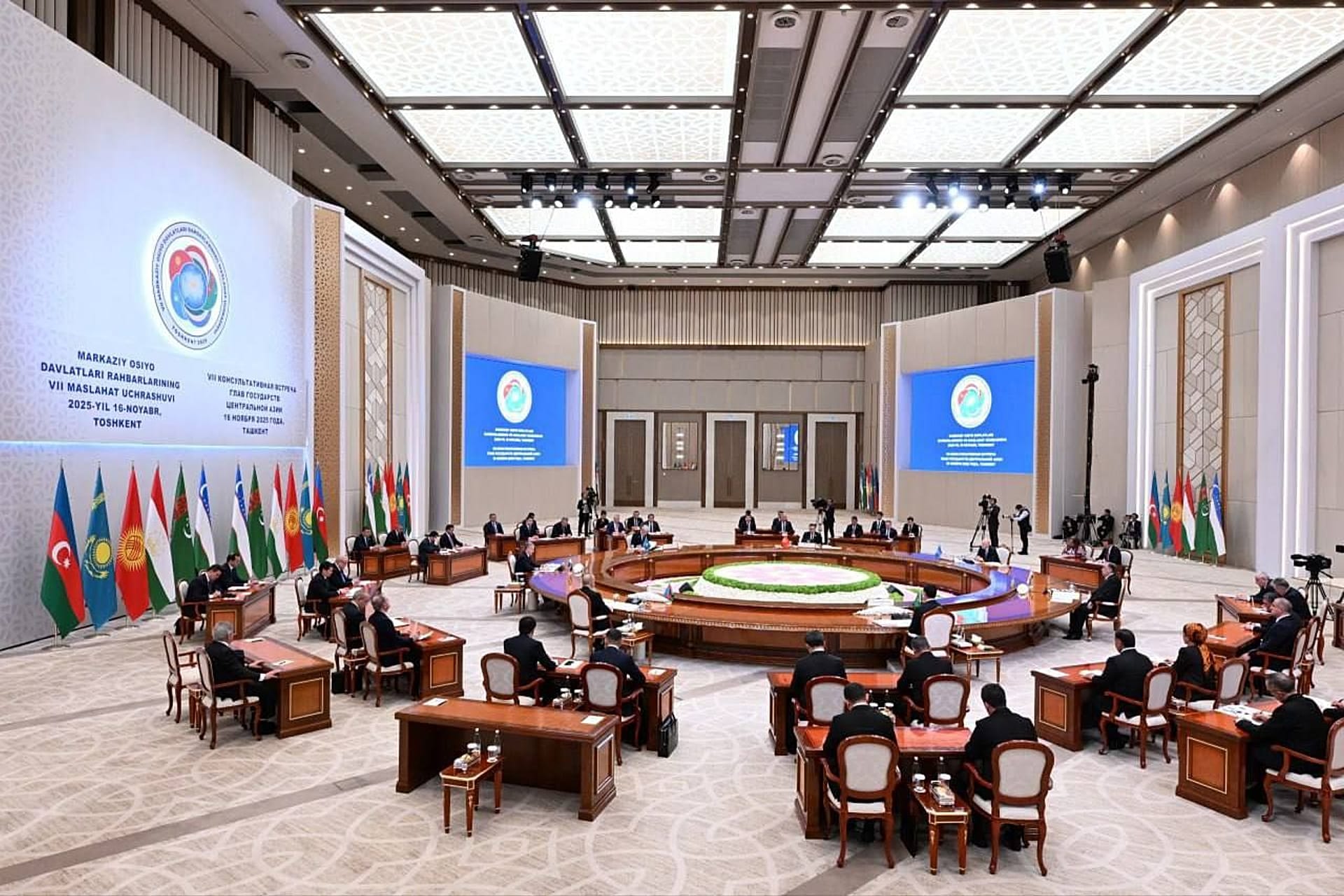 Central Asian leaders welcome Azerbaijan as new member at historic ...