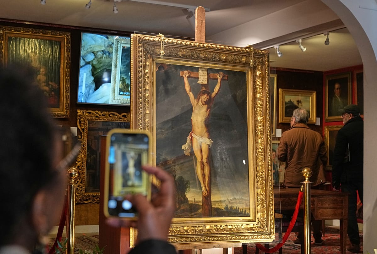 La crucifixion de Jésus par Rubens, disparu depuis longtemps, se vend ...
