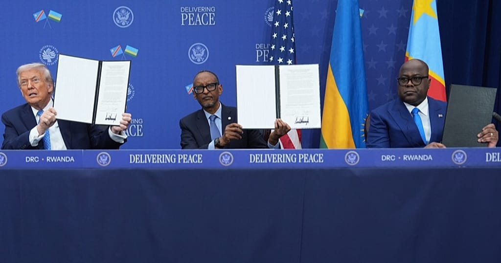 USA : Trump scelle un accord "historique" entre la RDC et le Rwanda ...