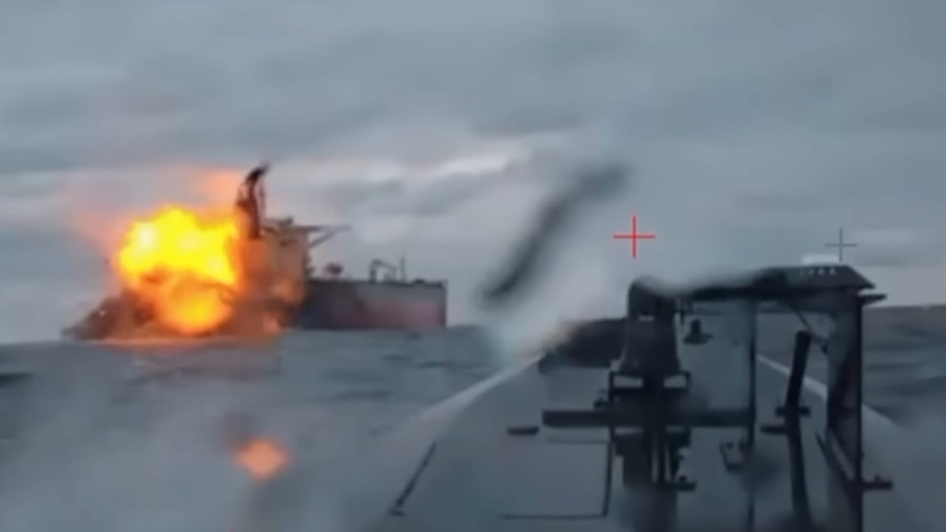 Ukrainian sea drones reportedly hit another Russian shadow fleet vessel ...