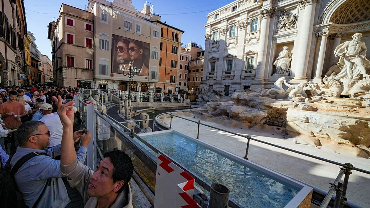 Help for heritage: Rome to charge tourists to visit Trevi Fountain