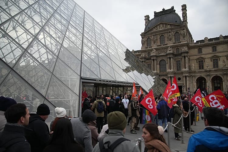 Paris Louvre museum to remain partially open as strike action over work ...