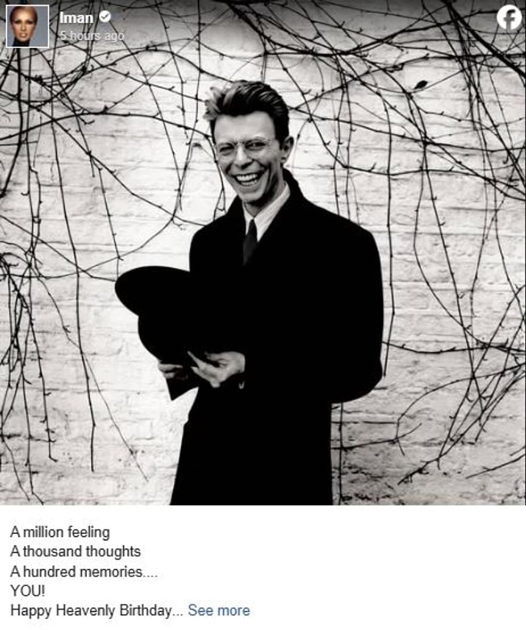 Iman, a viúva de David Bowie, e Lexi, a filha, prestam-lhe homenagem no ...