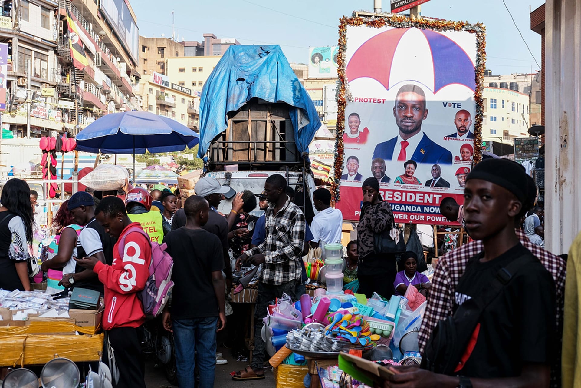 Military deployed to Kampala as Uganda gets ready for general election ...