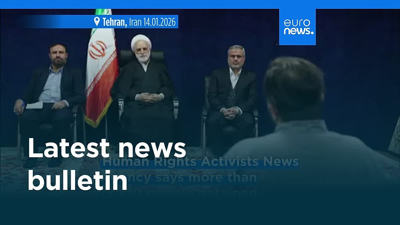 Video. Latest news bulletin | January 14th, 2026 – Evening | Euronews