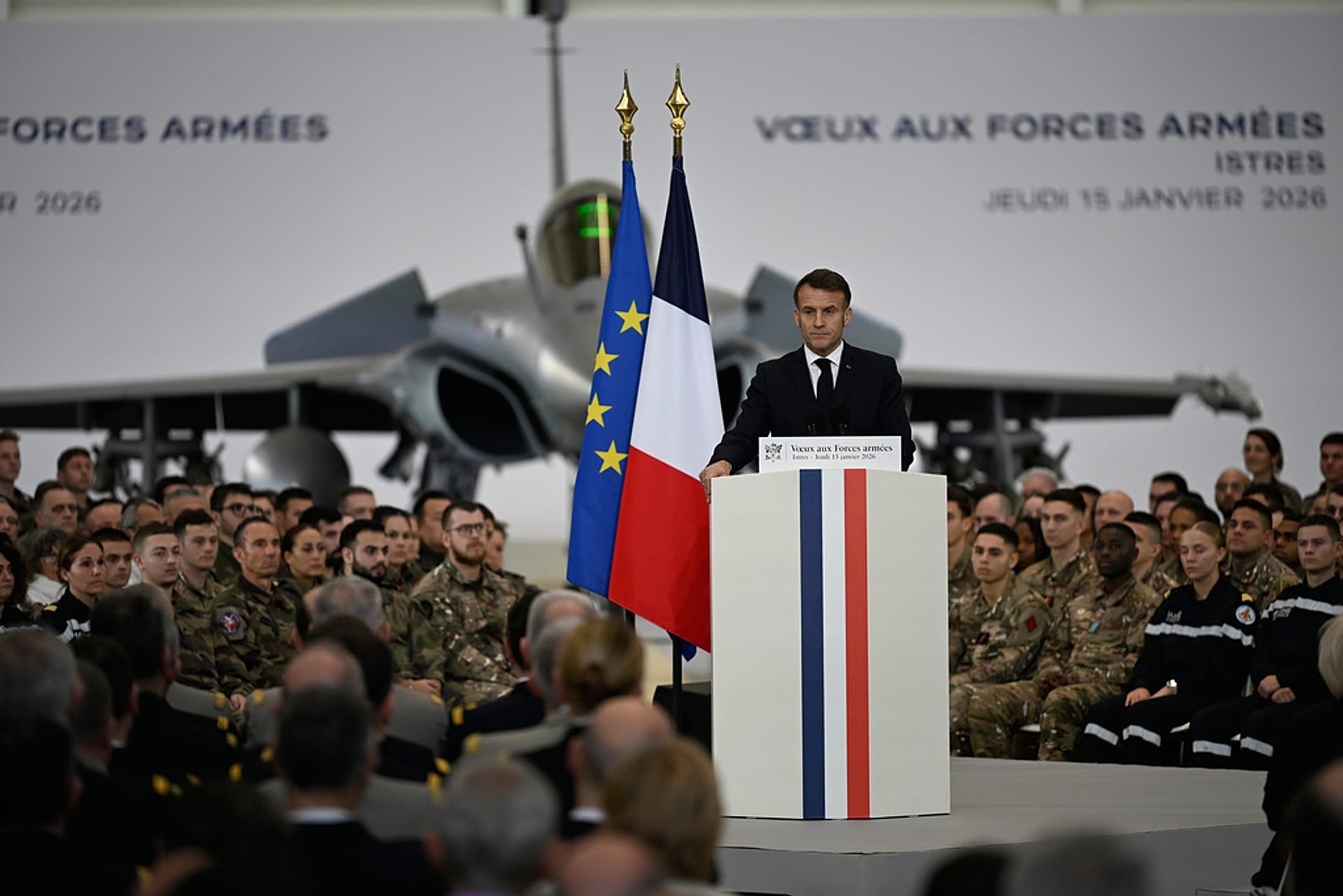 'To remain free, one must be feared': Macron says of France’s defence ...