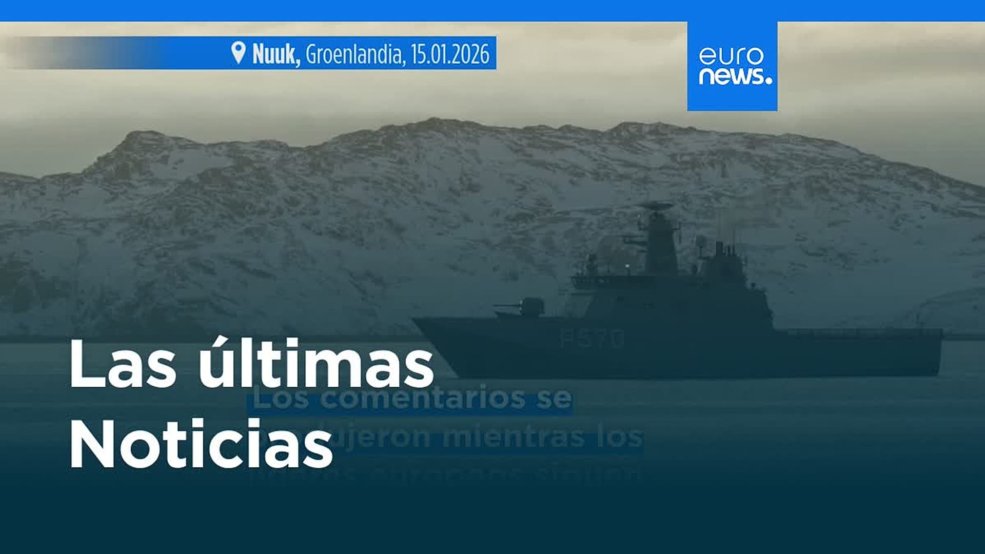 Vídeo. Últimas noticias | 17 enero 2026 - Mediodía | Euronews