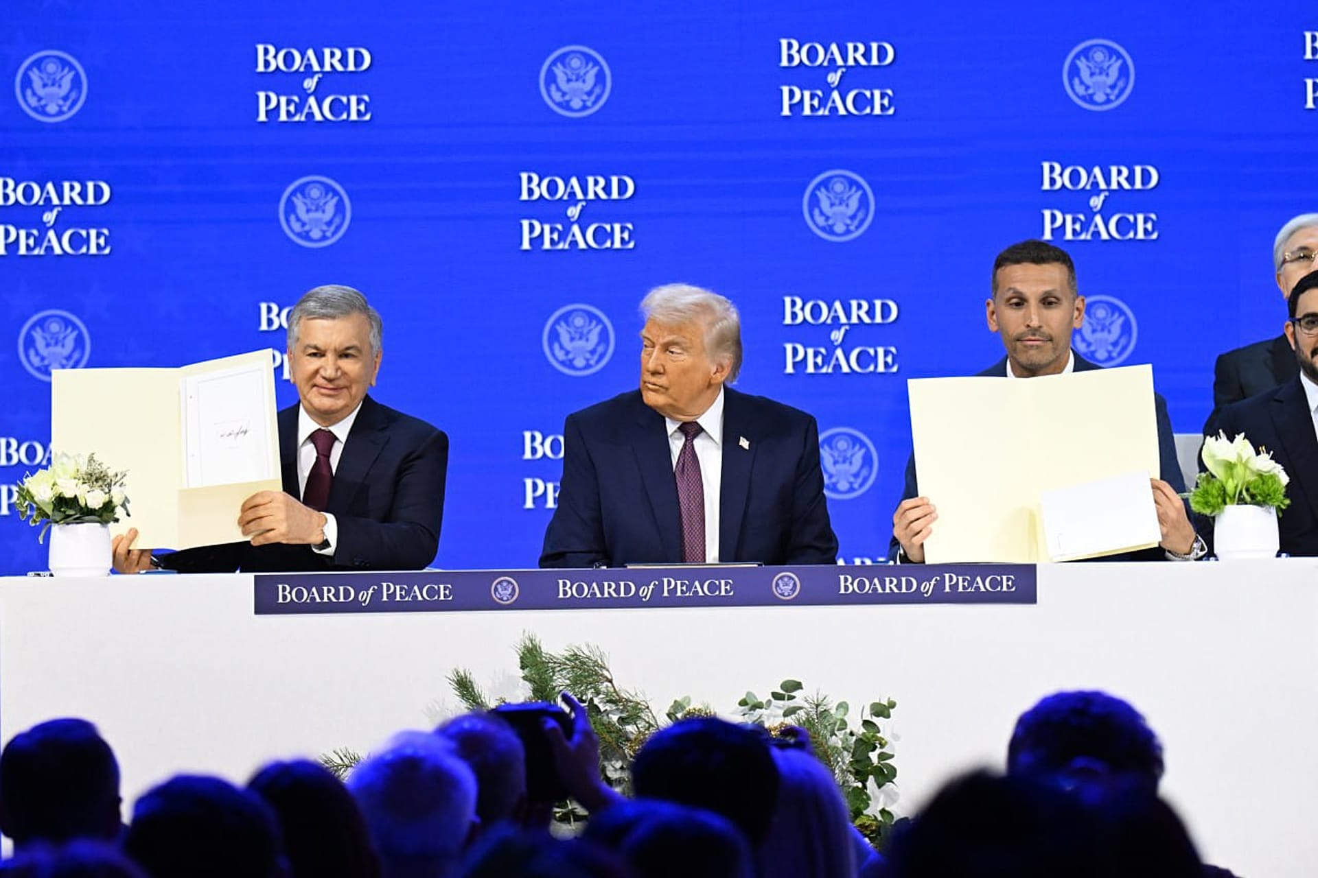 Uzbek President Mirziyoyev signs Board of Peace charter and holds talks ...