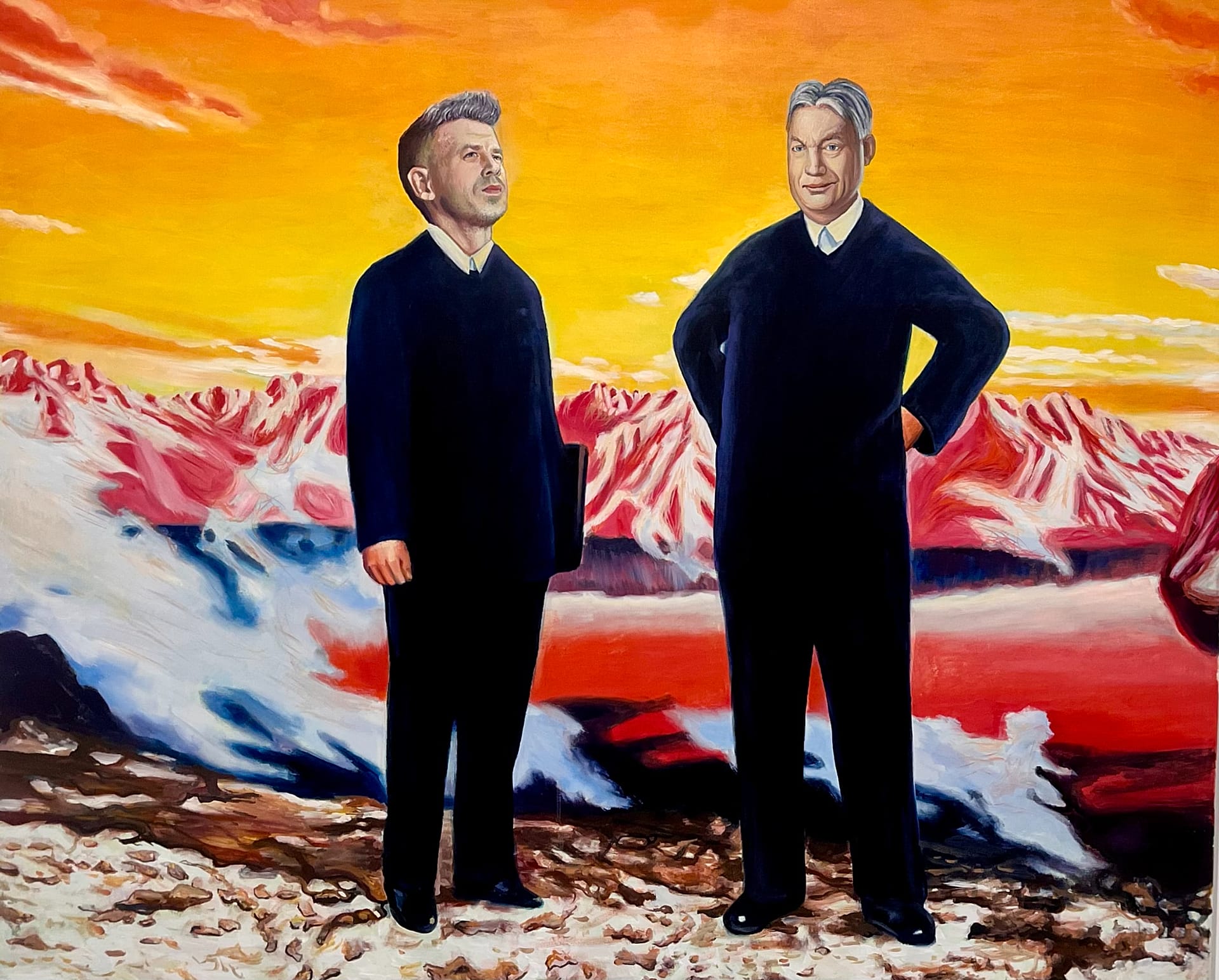 Calling drMáriás: Hungary's notorious political portrait artist gathers ...