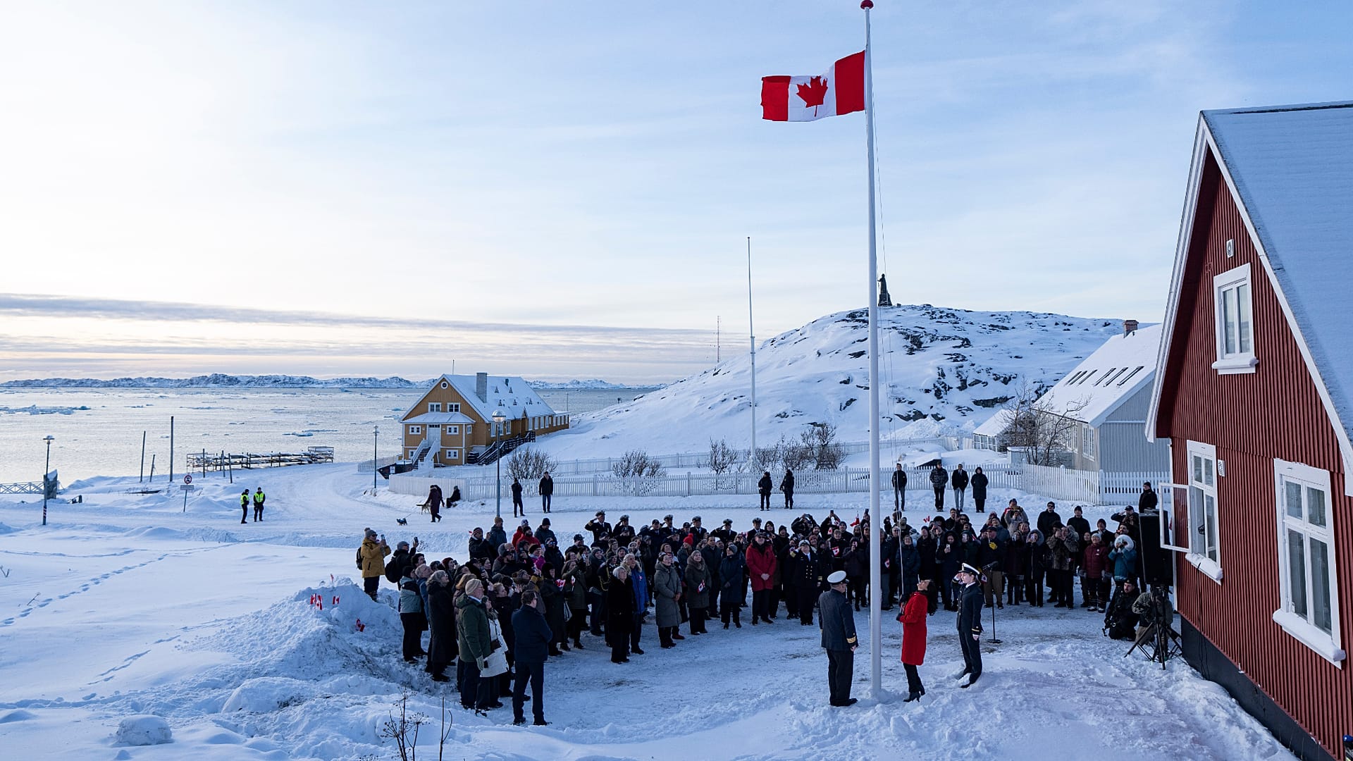 Video. Canadian flag raised as consulate opens in Greenland | Euronews