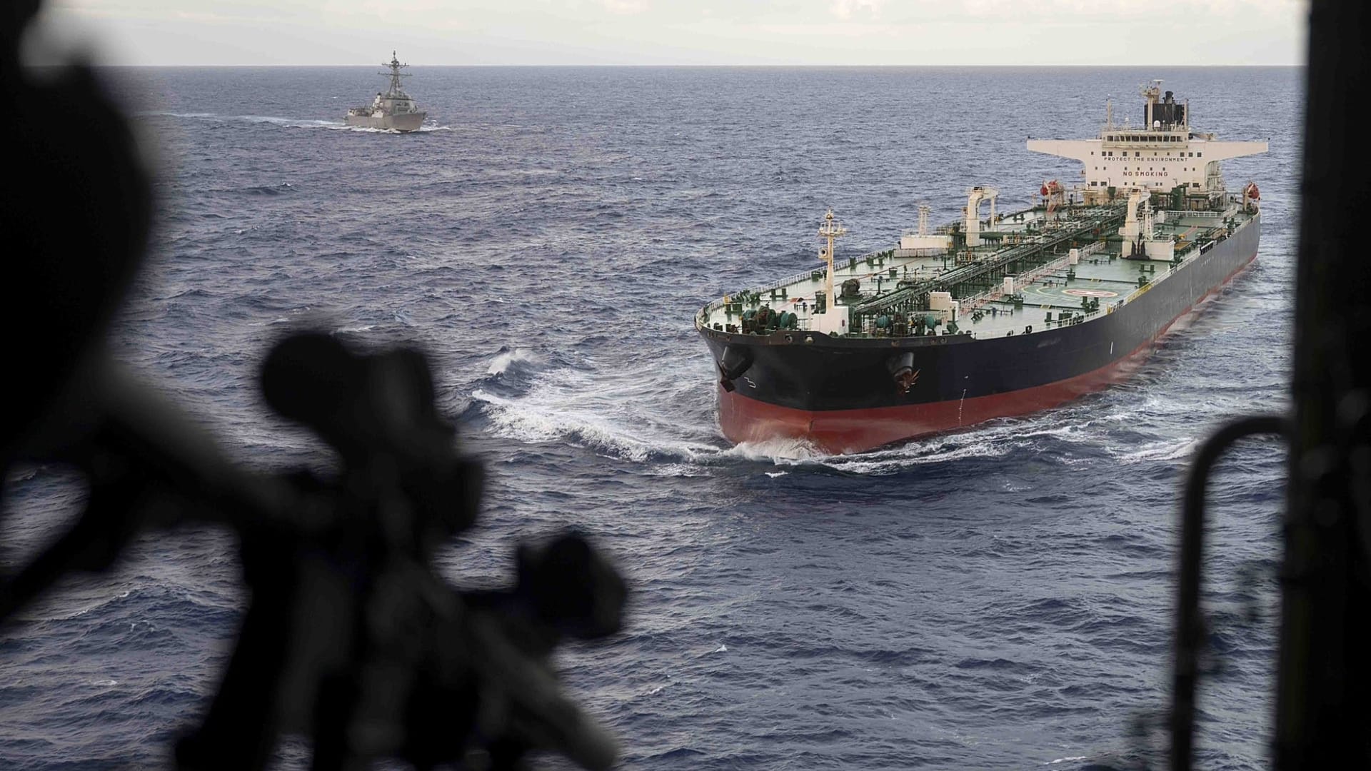 US boards Venezuela-linked oil tanker in the Indian Ocean after pursuit ...