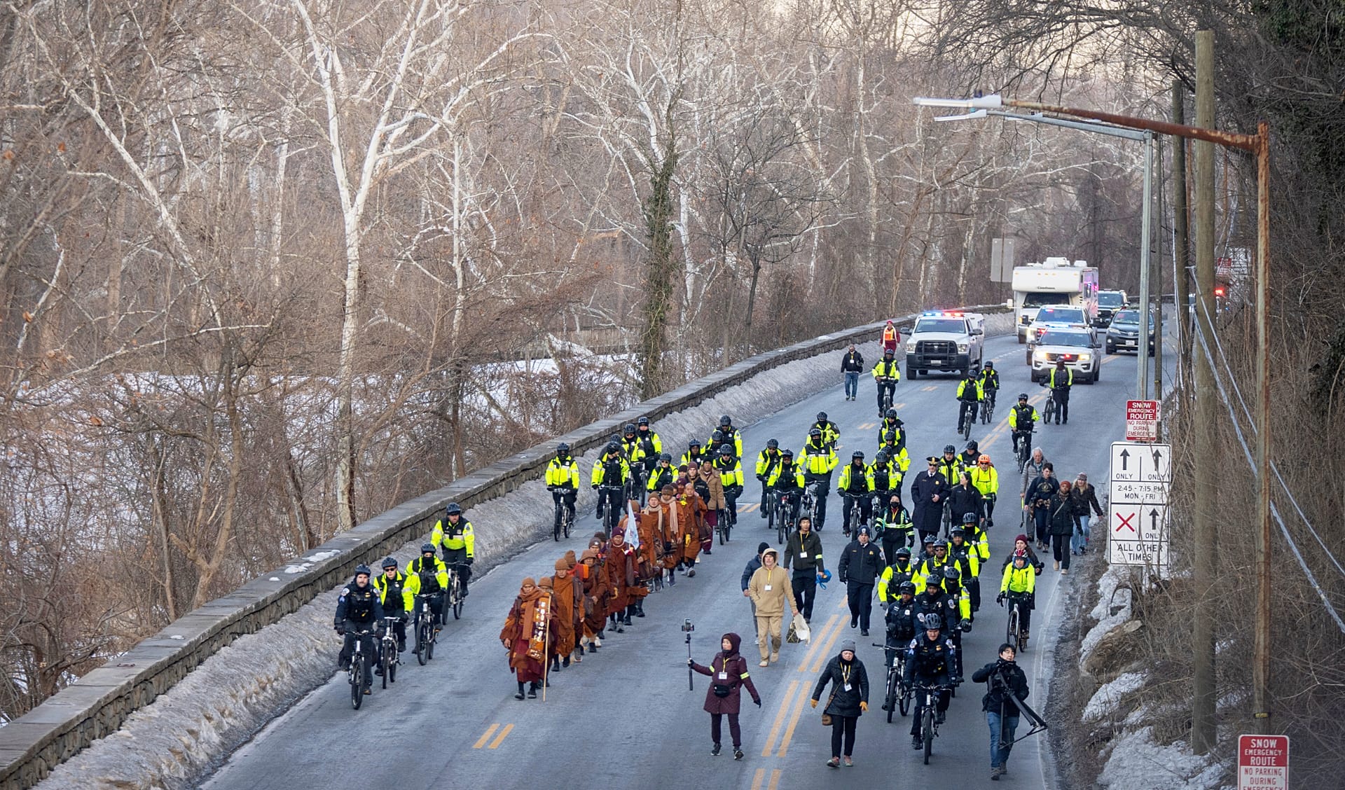 Buddhist monks on 'Walk for Peace' across the United States arrive in ...