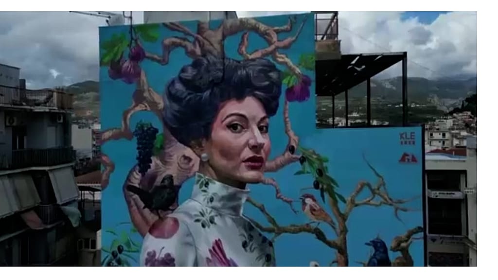 Simply the best: Giant Greek mural of Maria Callas wins world street ...