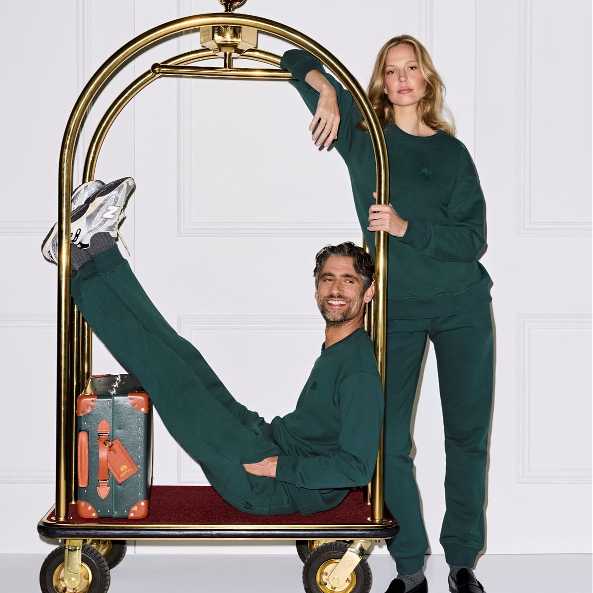 What to wear on your next flight? Luxury hotel branded merch, of course ...