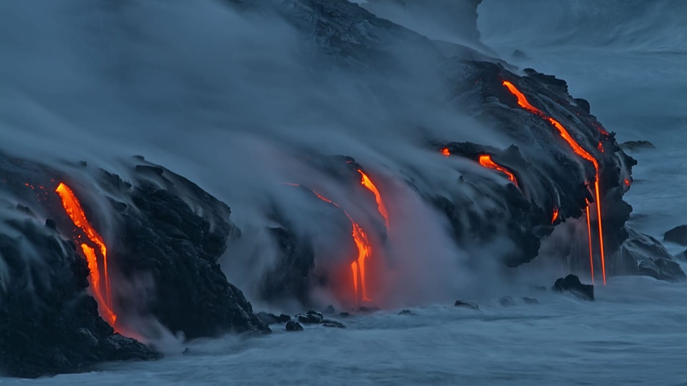 Video. Hawaii's Kilauea volcano spews lava hundreds of meters into the ...