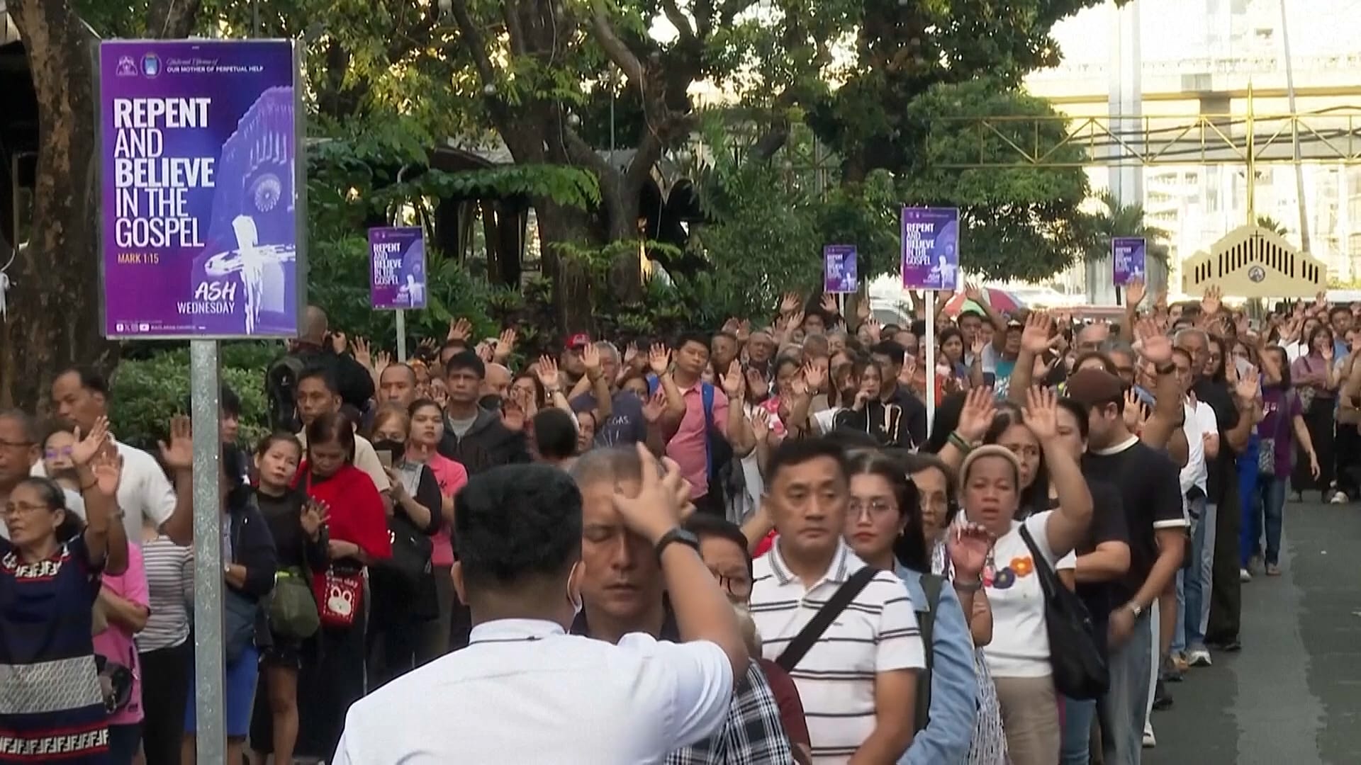 Video. Ash Wednesday: Millions mark start of Lent in the Philippines ...