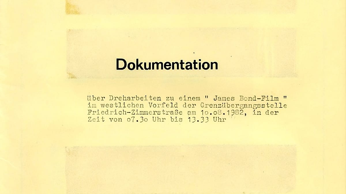 Stasi secret files: How James Bond was spied on by East Germany | Euronews