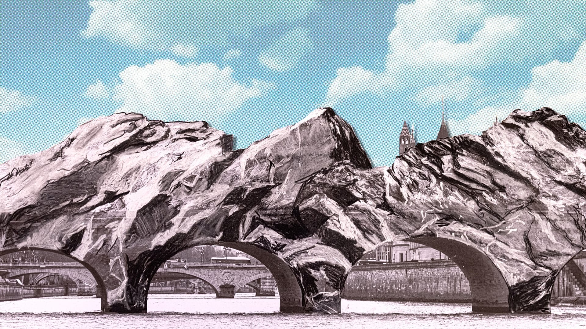 Walk this way: French artist JR reveals plan to turn Pont Neuf bridge ...