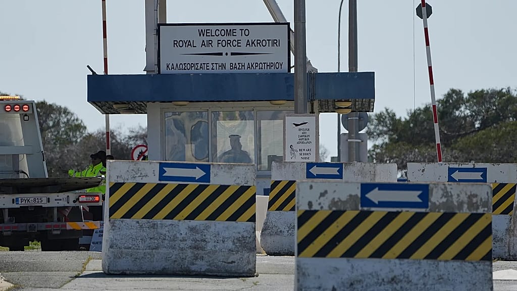 UK says it is not at war after Iranian drone strikes RAF Akrotiri base ...