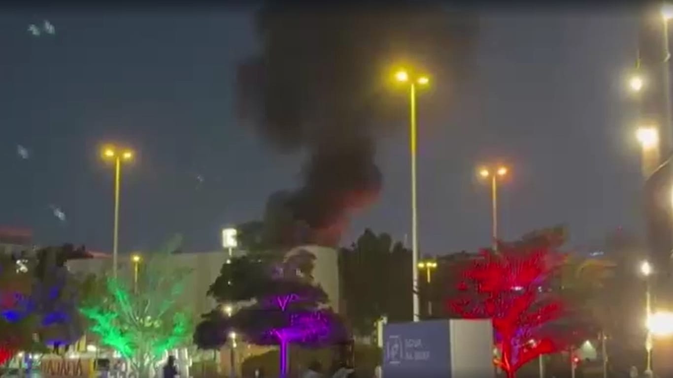 Vídeo. Vídeo mostra incêndio junto a consulado dos EUA no Dubai após ...