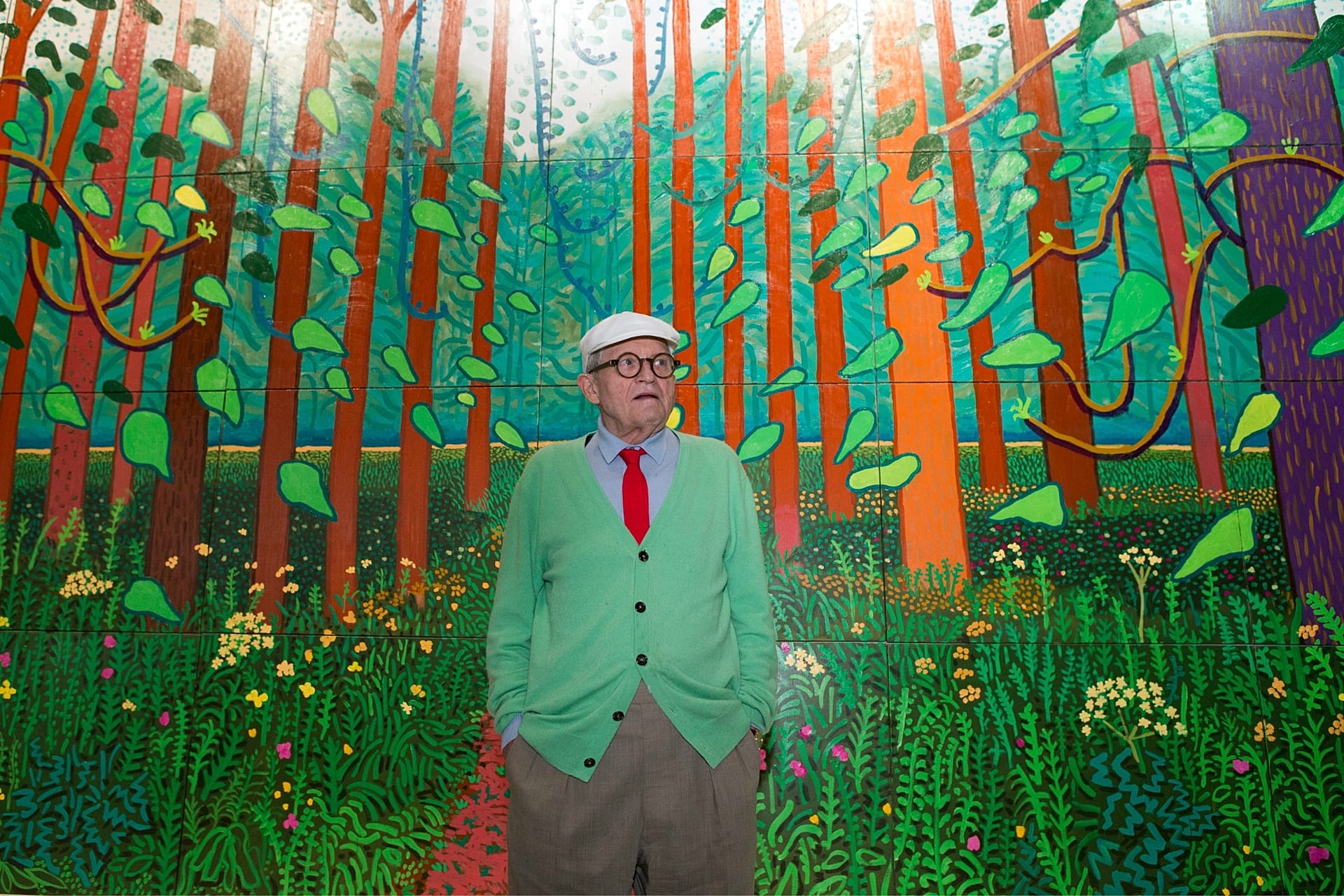 'A Year in Normandie': David Hockney’s sweeping 70-metre-long artwork ...
