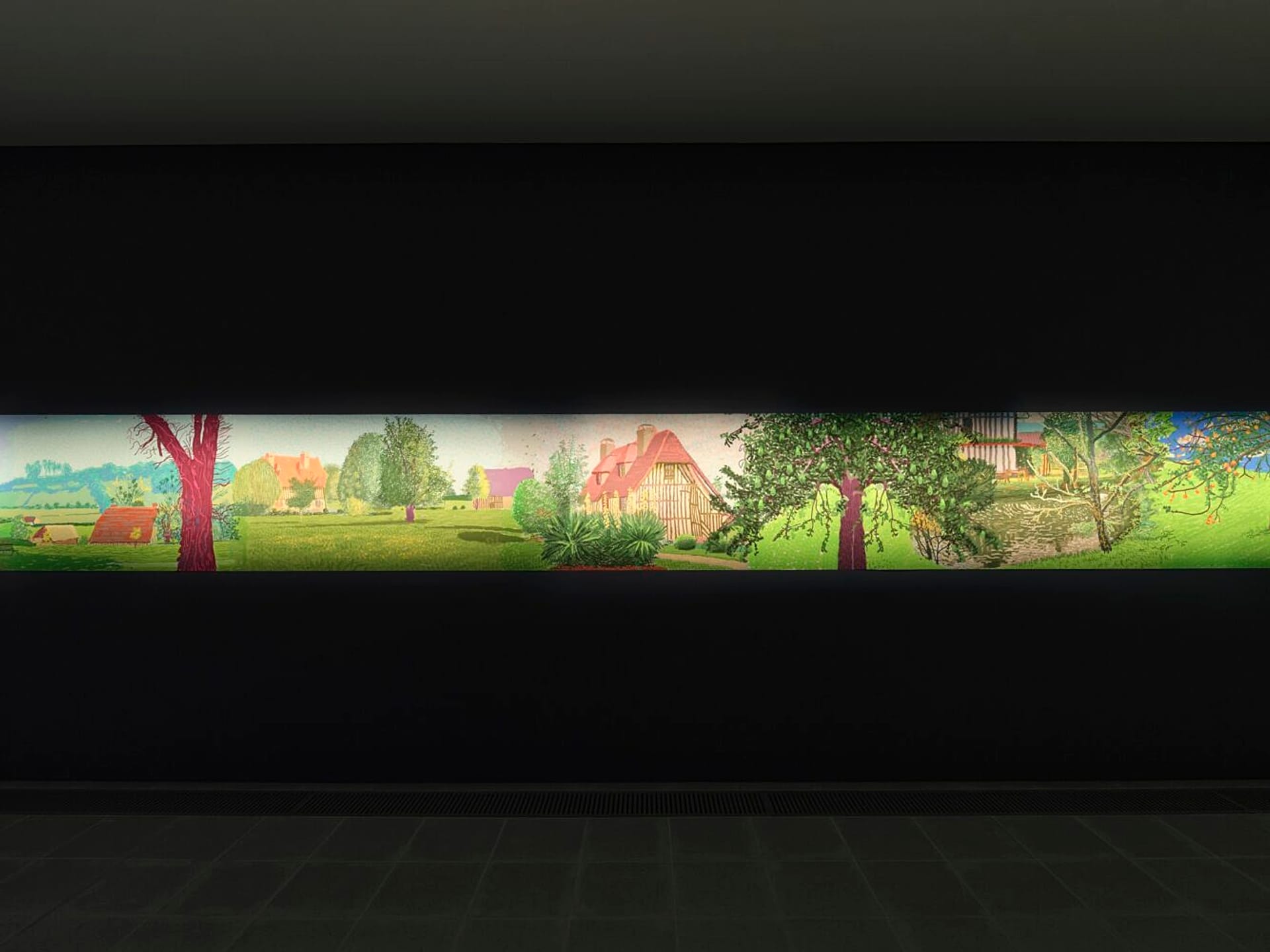 'A Year in Normandie': David Hockney’s sweeping 70-metre-long artwork ...