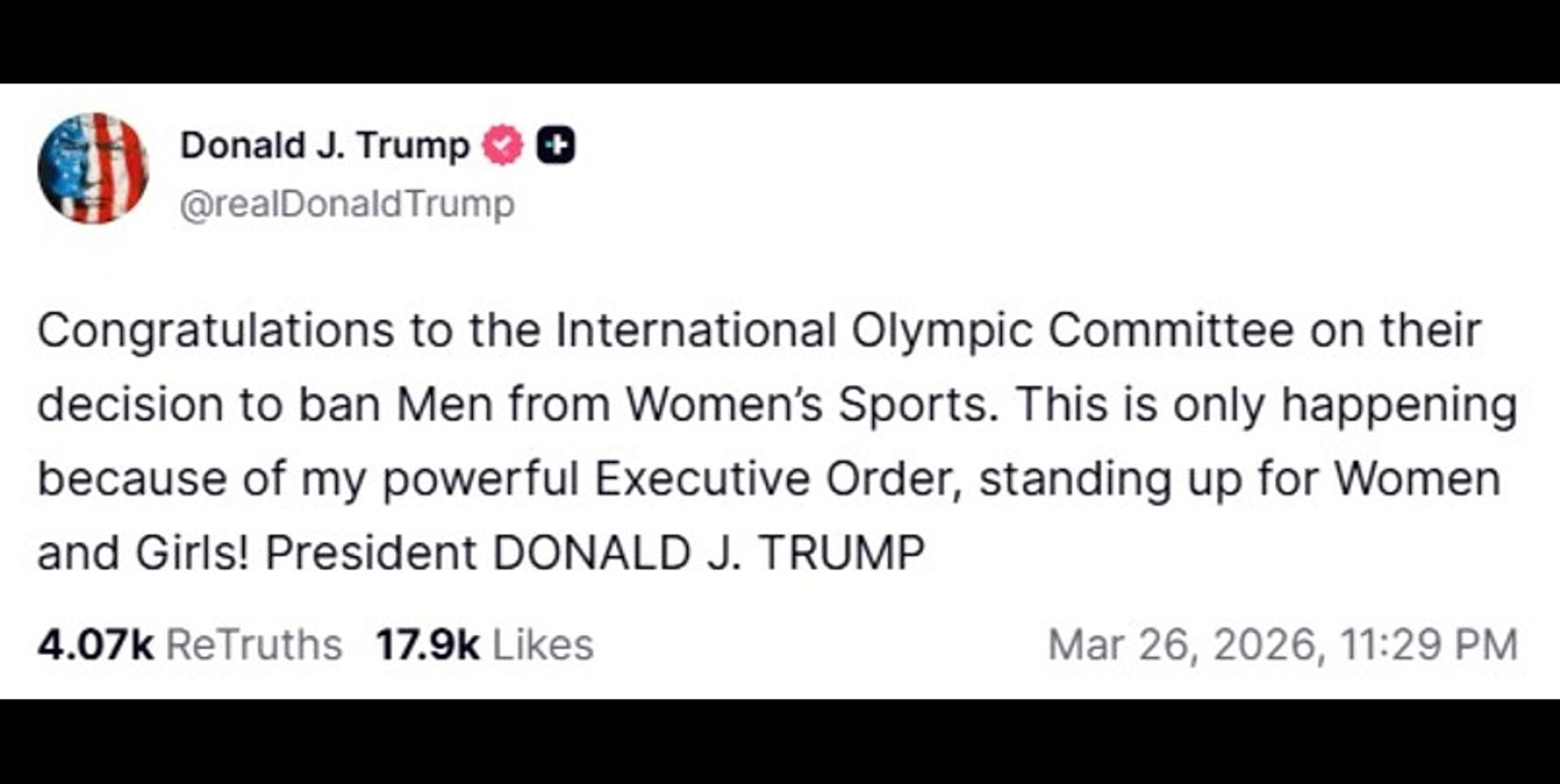 Transgender women athletes banned from competing in female Olympic ...