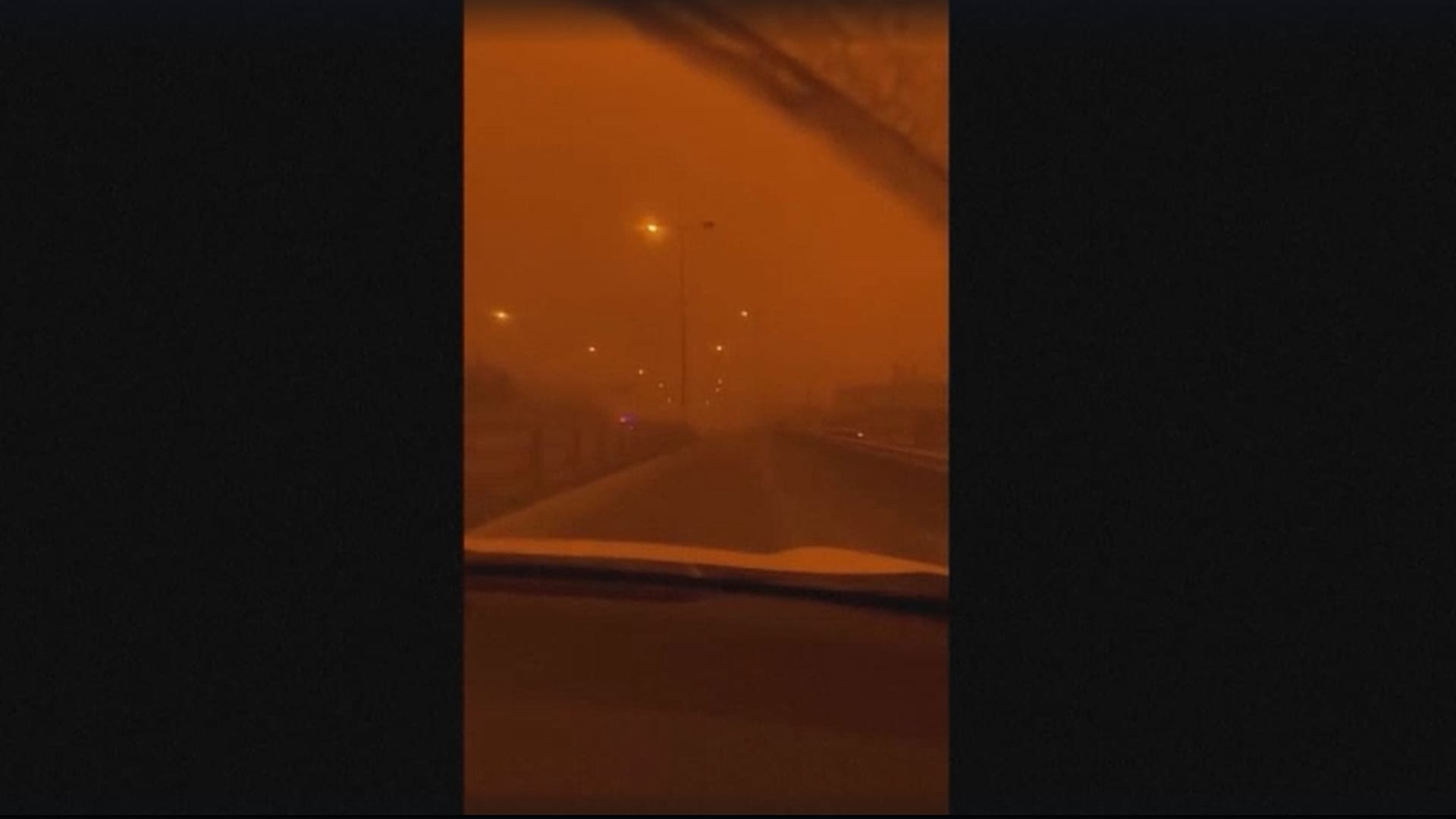 Video. Sahara dust turns skies red over Crete | Euronews