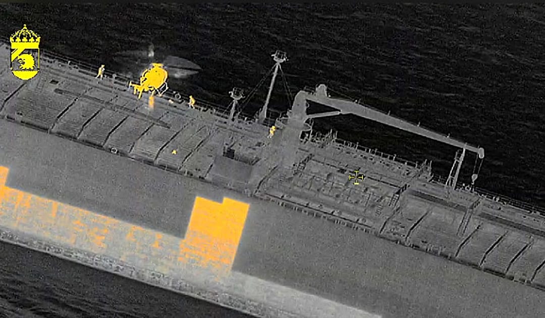 Sweden confiscates false-flagged Russian 'shadow fleet' ship ...