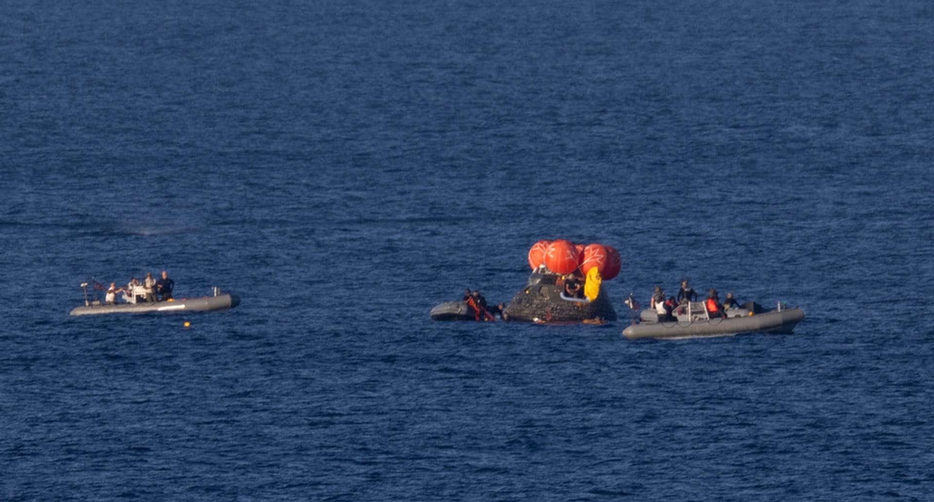 NASA's Artemis II astronauts back on earth after record-breaking trip ...